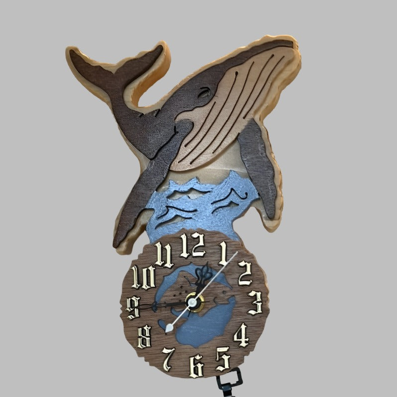 Humpback Whale Pendulum Clock – Buzzwinkle’s Bazaar