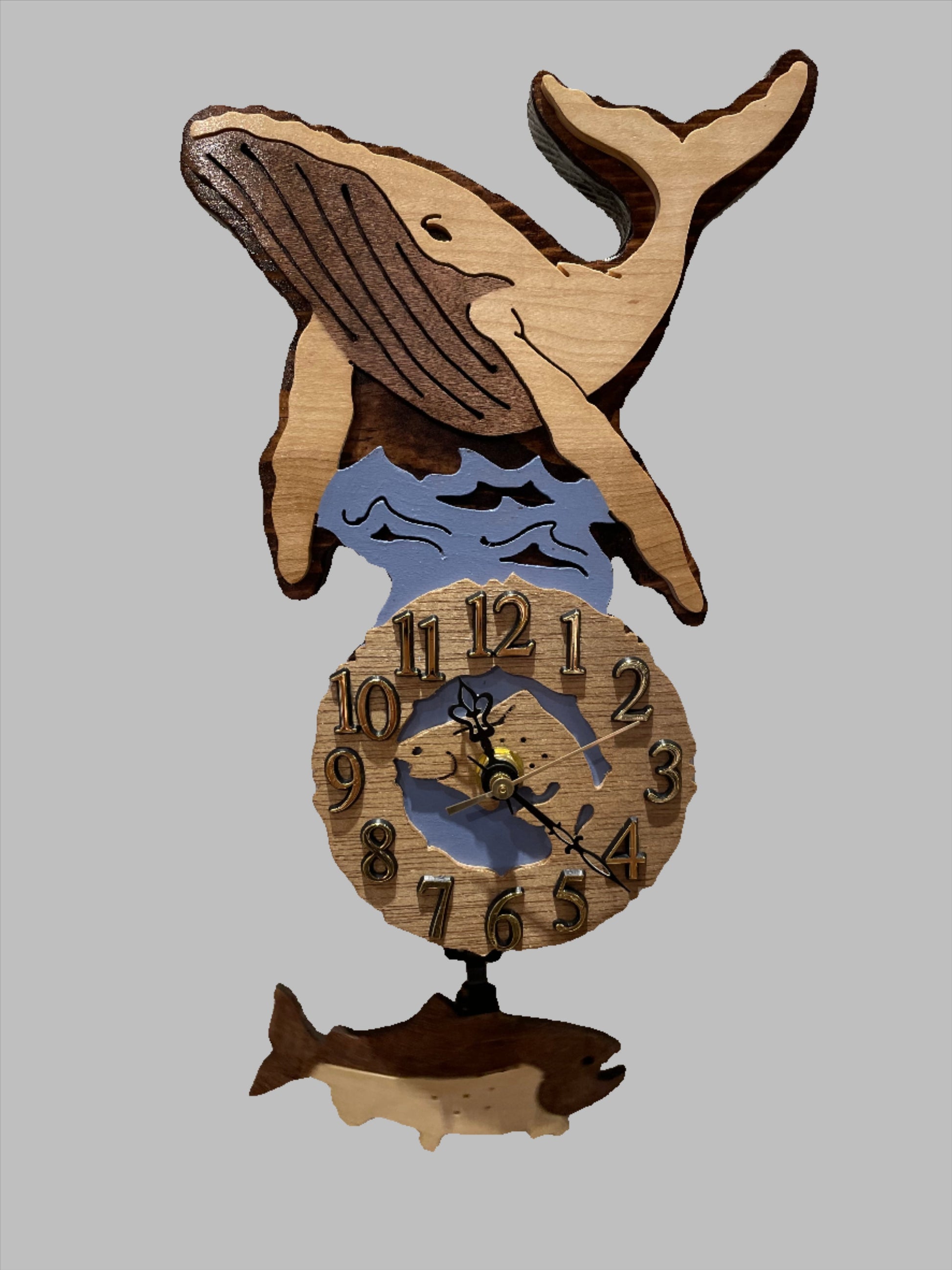 Humpback Whale Pendulum Clock – Buzzwinkle’s Bazaar