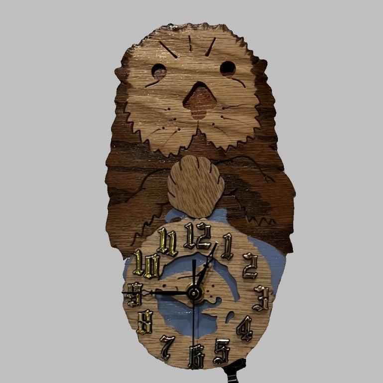 Otter Pendulum Clock – Buzzwinkle’s Bazaar