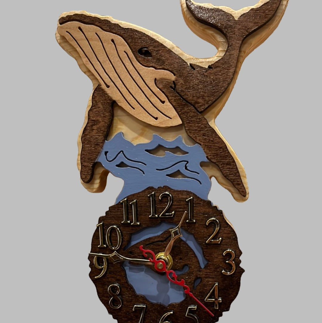 Humpback Whale Pendulum Clock – Buzzwinkle’s Bazaar